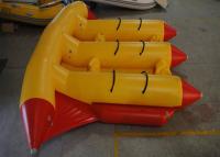 China Water Sport Inflatable Fly Fishing Boats Banana Shape PVC Tarpaulin For 6 Persons for sale