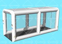 China White Disinfection Tunnel 5m Inflatable Event Tent for sale
