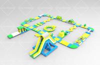 China 2021 Bespoke Design New Aqua Park Inflatable Floating Water Park With Obstacle Course for sale