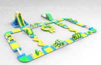China 2021 Bespoke Design New Aqua Park Inflatable Floating Water Park With Obstacle Course for sale