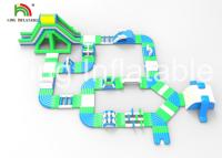 China Floating Aqua Blue 29m Inflatable Water Parks for sale