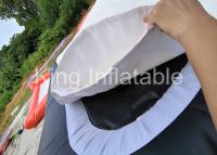 China Black Bicycle Track Air Bag 4.9*3.7*1m Inflatable Sports Games for sale