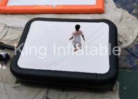 China Black Bicycle Track Air Bag 4.9*3.7*1m Inflatable Sports Games for sale