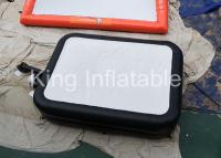 China Black Bicycle Track Air Bag 4.9*3.7*1m Inflatable Sports Games for sale