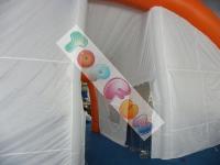 China 18m Large PVC Inflatable Event Tent / Dome Tent For Warehouse , Office , Meeting room for sale