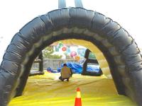 China Customized Inflatable Dome Tunnel Tent / Outdoor Inflatable Projective Events Tent for sale