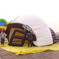 China Customized Inflatable Dome Tunnel Tent / Outdoor Inflatable Projective Events Tent for sale