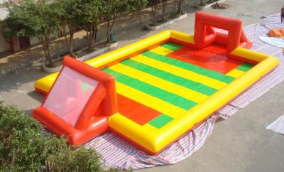 China Colorful Inflatable Football Playground / Inflatable Sports Games For Sport Amusement for sale
