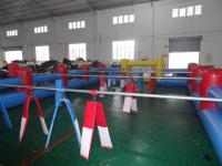 China Labyrinth Playground Inflatable Sports Games 20m PVC Tarpaulin For Amusement for sale