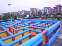 China PVC Tarpaulin Inflatable Maze Playground , Inflatable Sports Games Fun for sale