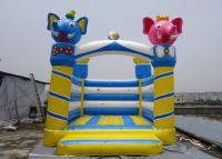 China PVC Tarpaulin Castle Type Inflatable Elephant Castle / Jumping Bouncy Castle For Kids for sale