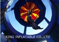 China Commercial Rocket Parachute 0.55mm Inflatable Jumping Castle for sale