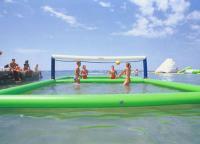 China PVC Water Park Airtight Inflatable Volleyball Court Floating For Kids Adults for sale