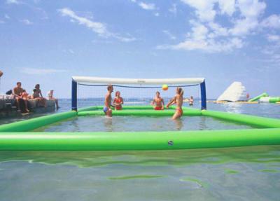 China PVC Water Park Airtight Inflatable Volleyball Court Floating For Kids Adults for sale