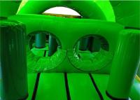 China Animal Theme Crocodile Tarpaulin 0.55MM Inflatable Obstacle Course for sale