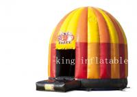 China Custmized Size Kids Adults PVC Tarpaulin Inflatable Disco Dome With LED For Rental for sale