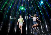China Custmized Size Kids Adults PVC Tarpaulin Inflatable Disco Dome With LED For Rental for sale
