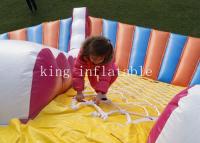 China Colorful Quadruple Stitching Inflatable Outdoor Water Slide For Kids Adults for sale