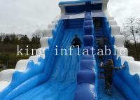 China Kids Adults PVC Tarpaulin 0.55mm Inflatable Water Slide With Custmized Size for sale