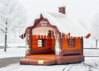 China Winter World Theme 0.55mm Commercial Inflatable Jumping Castle for sale
