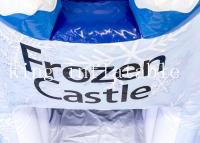 China Kids Commercial Inflatable Frozen Bouncer Combo With Slide for sale