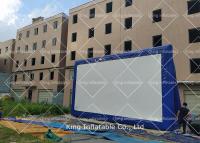 China 8m Long Outdoor Inflatable Movie Screen For Drive In Car for sale