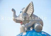 China 0.55MM PVC Tarpaulin Circus Elephant Inflatable Jumping Castles for sale