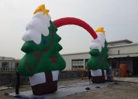 China Party Christmas Tree Decoration Inflatable Arches Event Snowflake for sale