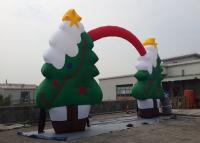 China Party Christmas Tree Decoration Inflatable Arches Event Snowflake for sale
