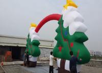 China Party Christmas Tree Decoration Inflatable Arches Event Snowflake for sale
