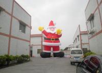 China Fireproof   210D Nylon Xmas Holiday Inflatable Santa Claus for sale