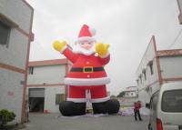 China Large Commercial Santa Claus Inflatable Advertising Products For Promotion 10 m for sale