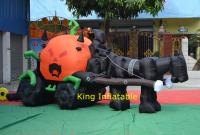 China Pumpkin Carriage Airblown Inflatable Advertising Products For Yard for sale