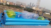 China 0.9 mm PVC Tarpaulin Inflatable Swimming Pools 1.3 m Pipe Diameter For Amusement for sale