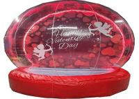 China UV Proof Advertising Christmas 2.5m Inflatable Snow Globe Ball for sale