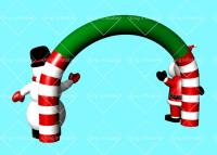 China 7.3m Lx4m H Custom Inflatable Celebrate Arches For Party for sale
