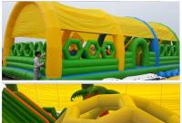 China New Design Commercial Outdoor Children Inflatable Amusement Park with Cover Tent for sale