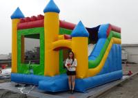 China Customized 6 x 5m Water Jumping Castle , White Commercial Kids Playground Games for sale