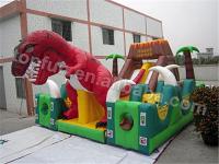 China Jurassic Park Theme Inflatable Playground / Adventurous Kid inflatable castle for sale