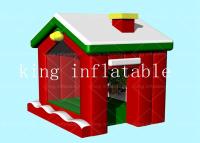 China Christmas Commercial 0.55 mm PVC Inflatable Bouncer House 3.3x2.75x3.5m for sale