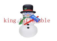 China Customized Inflatable Christmas Products 6ft Shivering Snowman for sale
