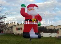 China Party Advertising 6ft Inflatable Christmas Products Xmas Father for sale