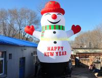 China 210D Oxford 3m Inflatable Christmas Products Backyard Snowman for sale