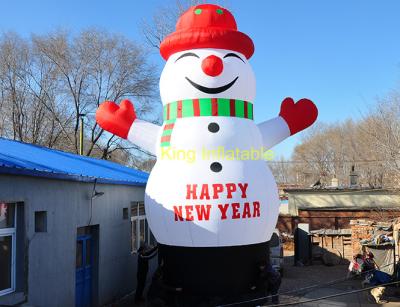 China 210D Oxford 3m Inflatable Christmas Products Backyard Snowman for sale