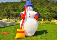 China 210D Oxford 3m Inflatable Christmas Products Backyard Snowman for sale