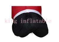 China 210D Nylon Customized Giant Outdoor Inflatable Santa Claus For Yard for sale