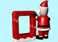 China 2.9m L Inflatable Santa Claus Christmas Photographic Apparatus for sale