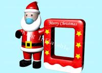 China 2.9m L Inflatable Santa Claus Christmas Photographic Apparatus for sale