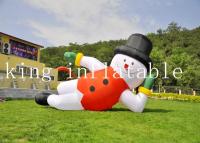 China 210D Nylon Outdoor 20ft Christmas Inflatable Santa For Advertising for sale