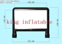 China 0.65 mm PVC tarpaulin 6*4 m Outdoor Inflatable Movie Screen for sale